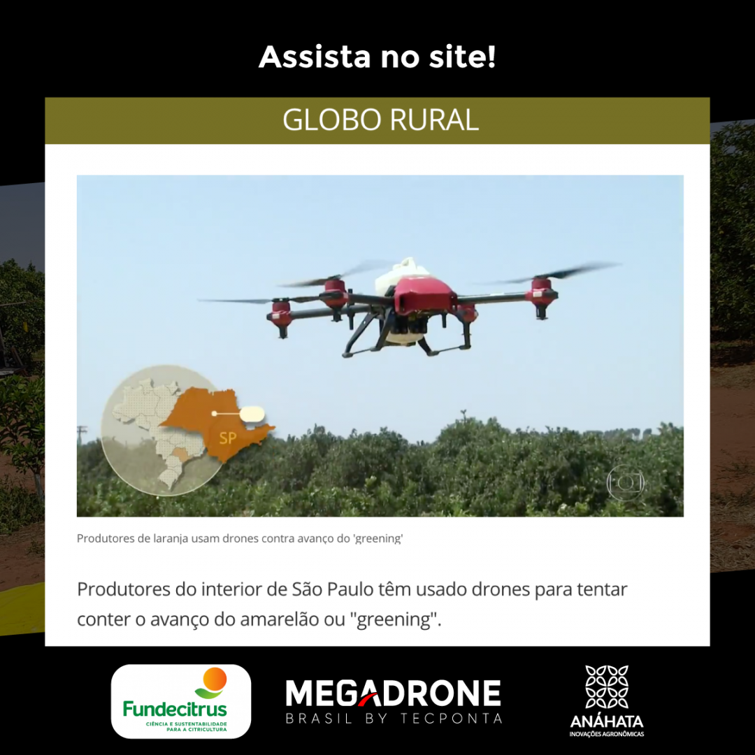 Confira a reportagem com o XAG P30 no Globo Rural - Megadrone Brasil